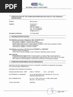 Nalco 2811 MSDS Overview | PDF | Dangerous Goods | Toxicity