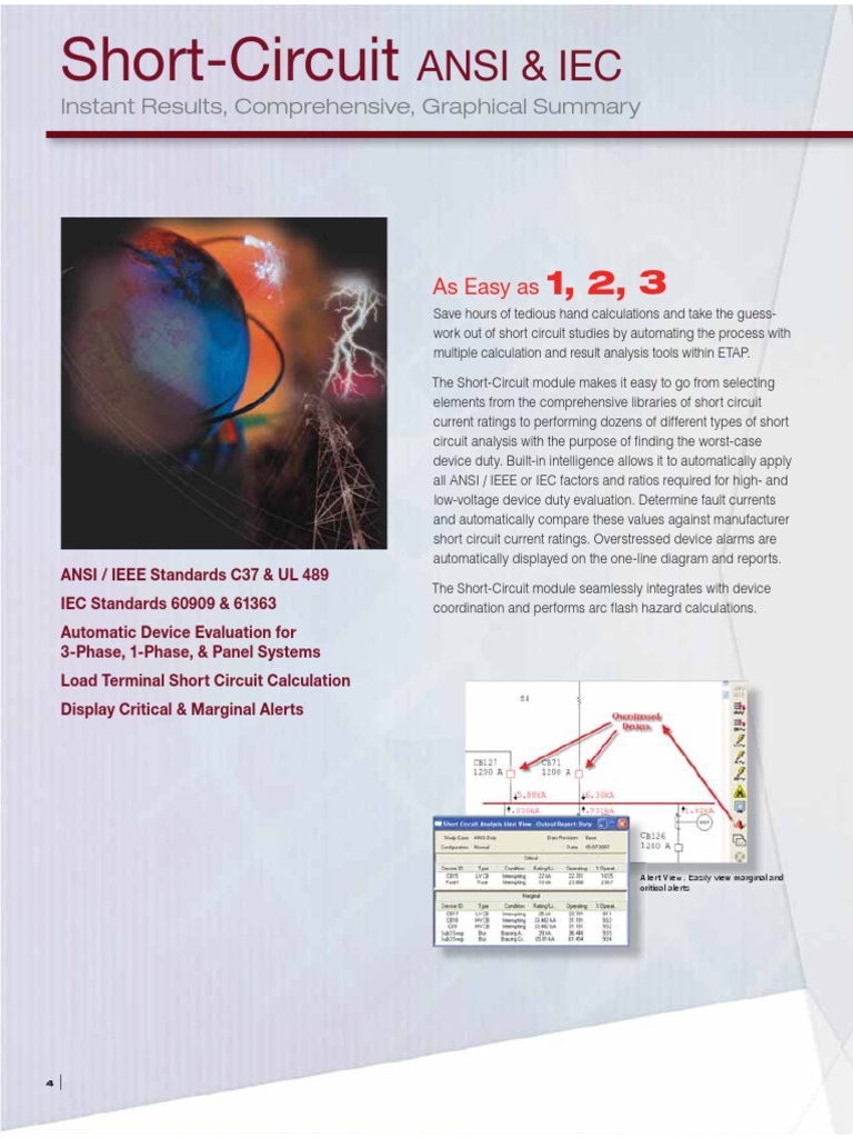 Short-Circuit: Ansi & Iec | PDF | Alternating Current | Fuse (Electrical)