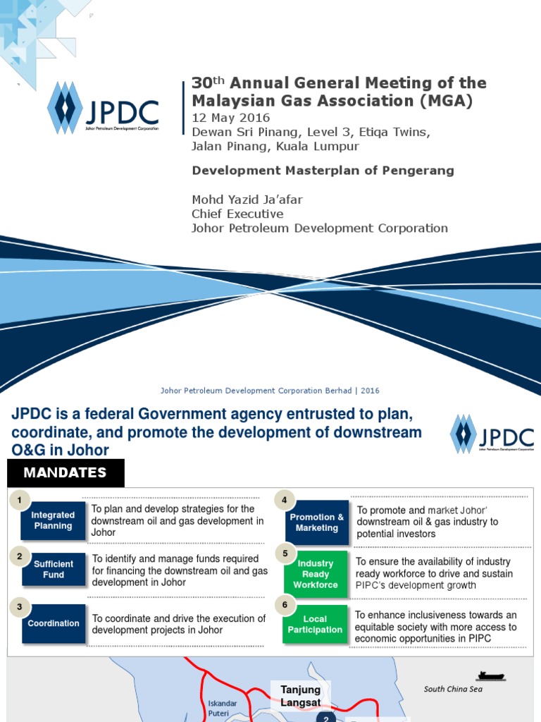 PENGERANG INTEGRATED PETROLEUM COMPLEX (PIPC) Development | PDF ...