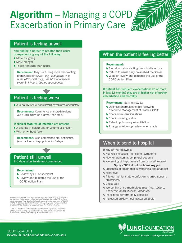 Managing an Acute Exacerbation of Chronic Obstructive Pulmonary Disease ...