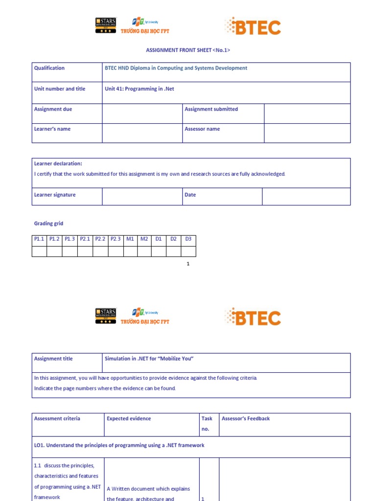 Assignment 1 Frontsheet Java Pdf Method Computer Programming Inheritance Object
