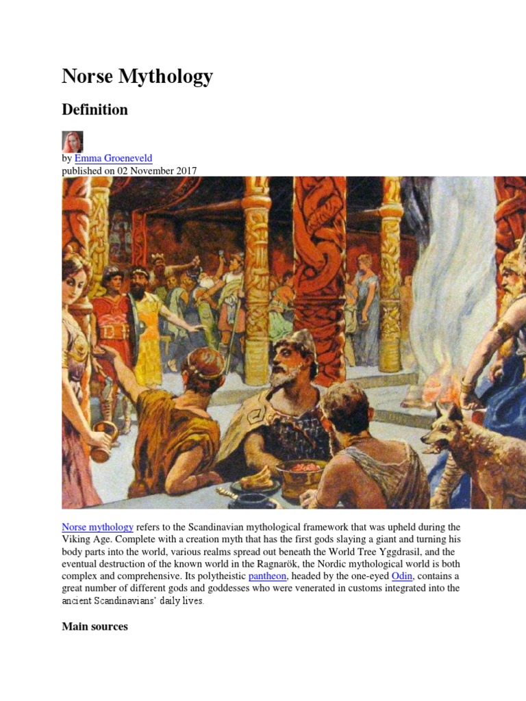 Norse Mythology | PDF | Norse Mythology | Odin