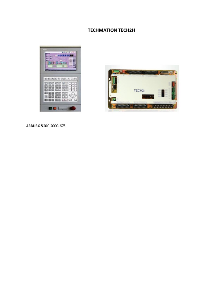 Techmation Tech2H: ARBURG 520C 2000-675 | PDF