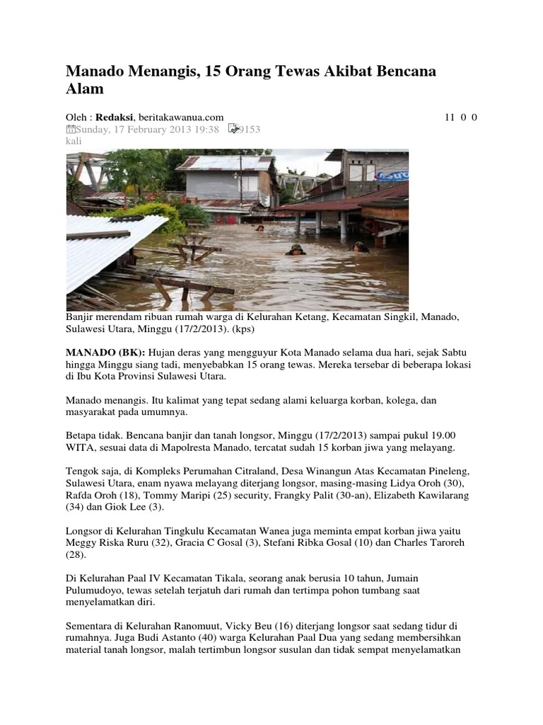 Artikel Banjir | PDF