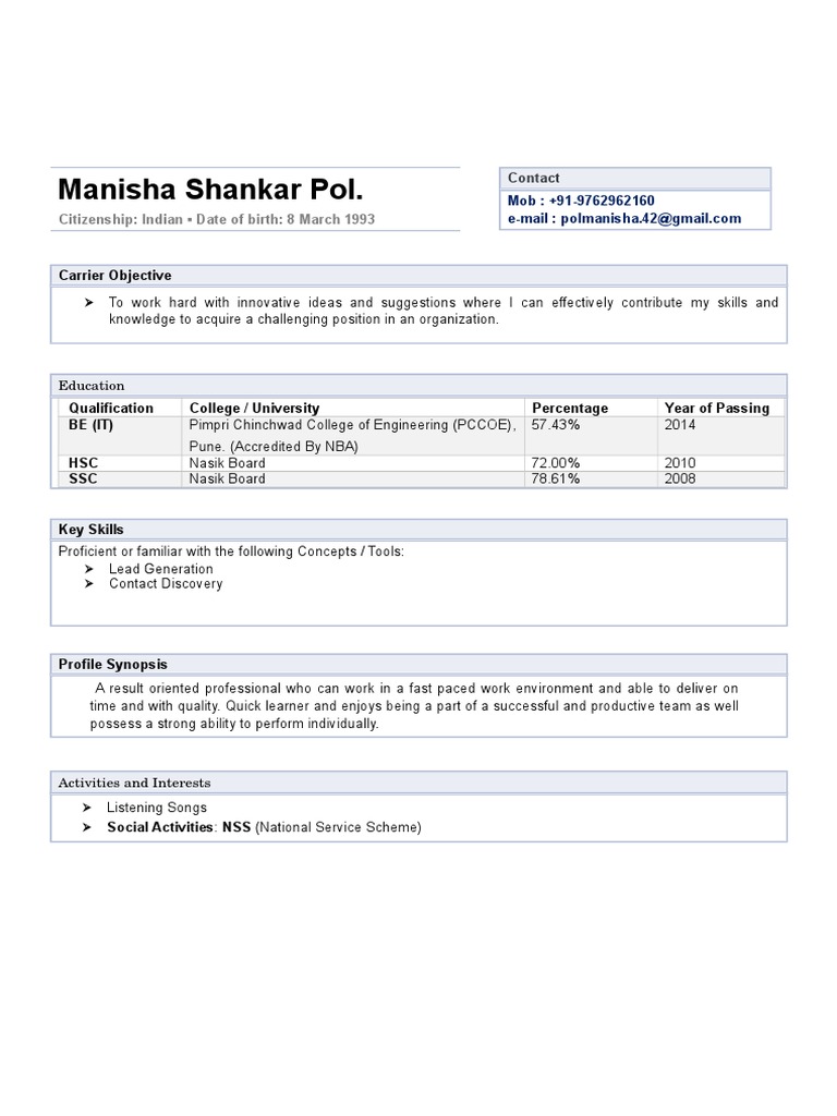 Manisha Shankar Pol.: Citizenship: Indian Date of Birth: 8 March 1993 ...
