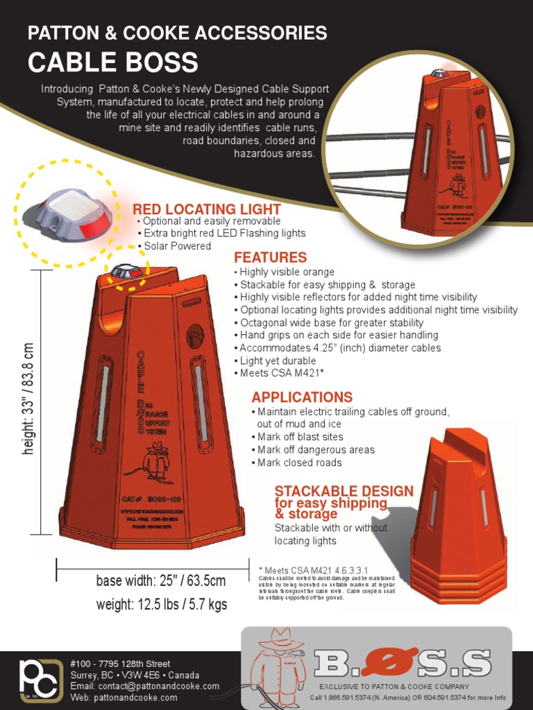 Cable Boss: Patton & Cooke Accessories | PDF | Flashlight | Mirror