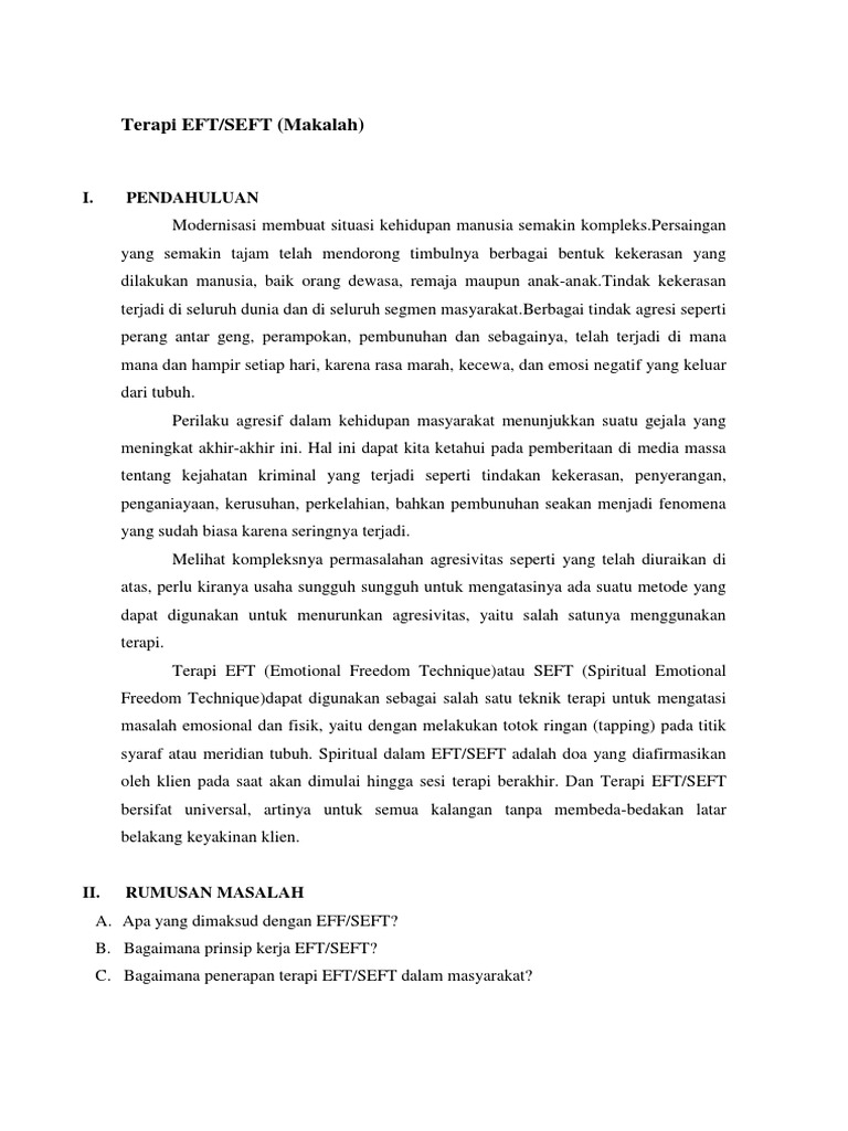 Terapi EFT | PDF