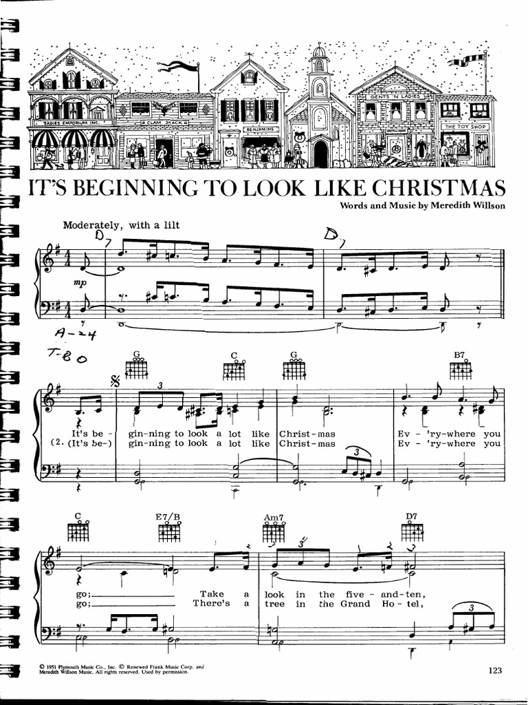 Its Beginning To Look Like Christmas | PDF