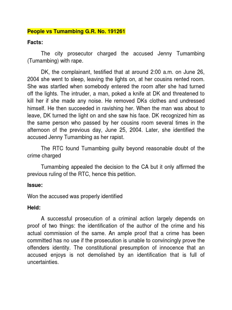 Digested Cases Rule 110 Sec 6 | PDF | Prosecutor | Plea