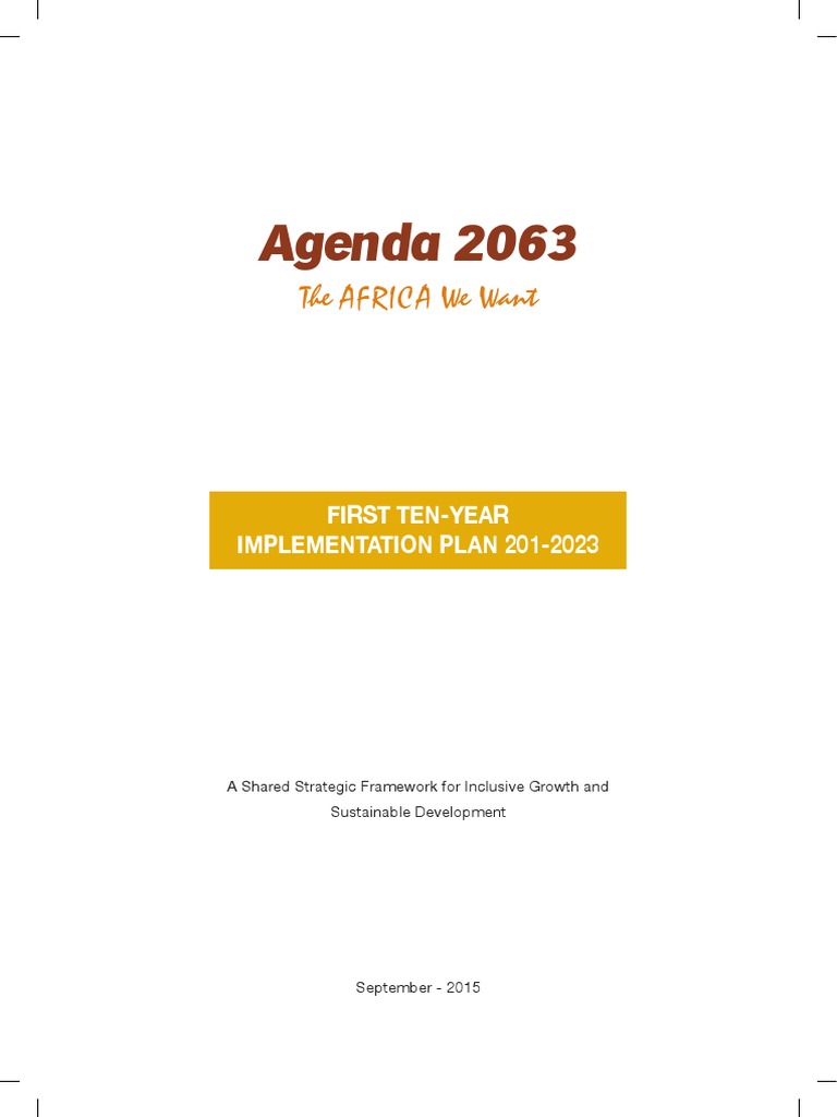 Agenda 2063 First 10 Years | Download Free PDF | Public–Private Partnership | African Union