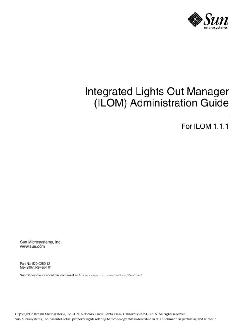 Integrated Lights Out Manager (ILOM) Administration Guide | PDF | Command Line Interface | Radius