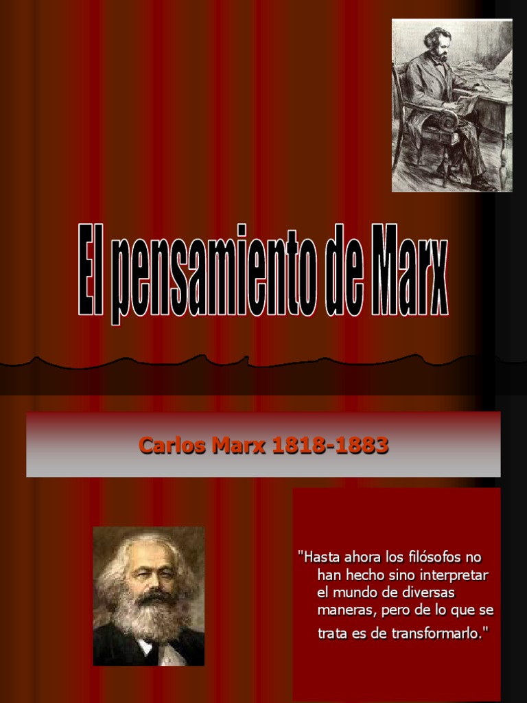 Karl Marx1 | PDF | La teoría de la alienación de Marx | Alienación social