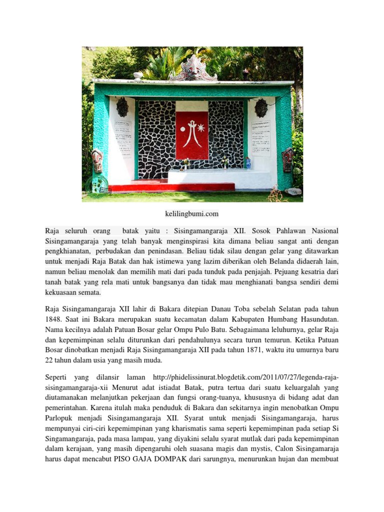 Sisingamangaraja Xii | PDF