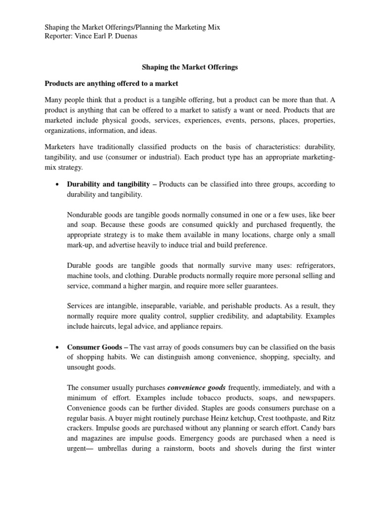 Report Write Up | PDF | Product (Business) | Marketing