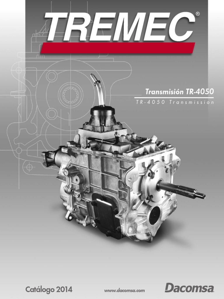 TREMEC_TR-4050_22-1.pdf | Transmisión (Mecánica) | Ingeniería mecánica