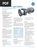 GE 7FA Gas Turbine Technical Data | PDF | Turbine | Gas Turbine