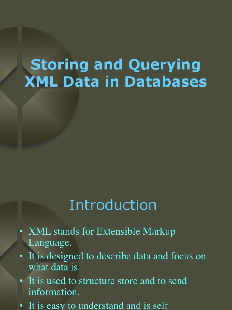Storing and Querying XML Data in Databases | PDF | Xml | Xml Schema Storing and Querying XML Data in Databases | PDF | Xml | Xml Schema