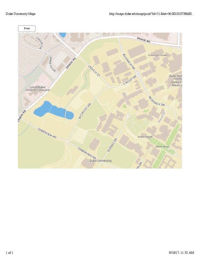 Duke University Maps | PDF