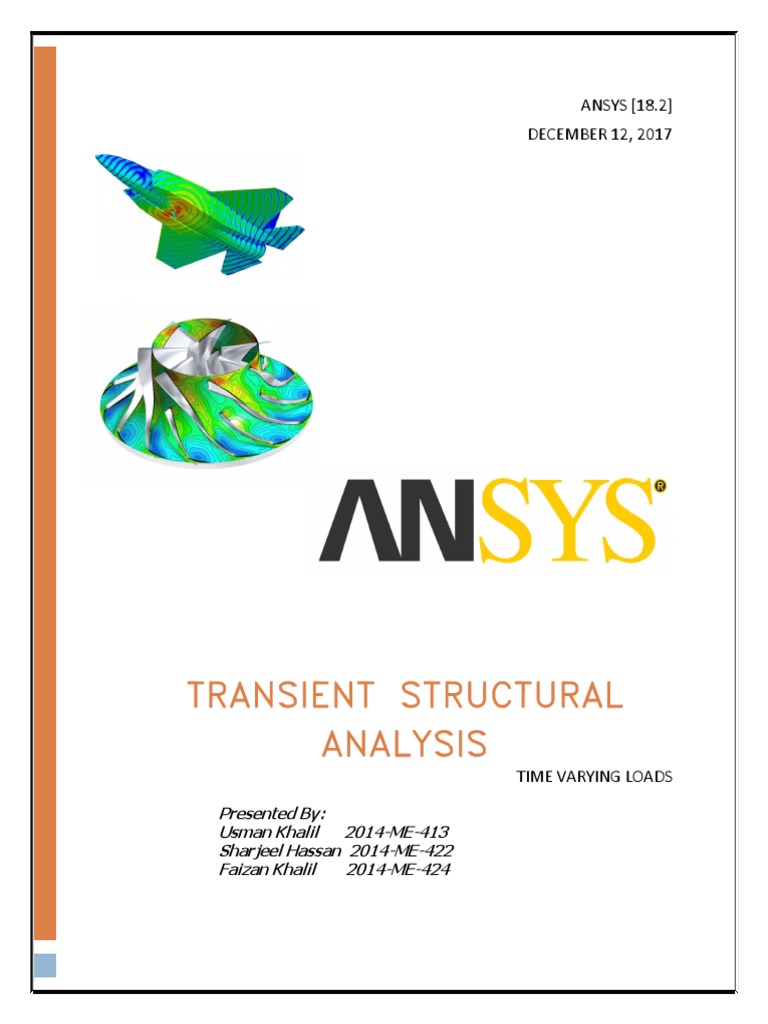 Ansys 18.2: Transient Analysis On The Bridge | PDF | Structural ...