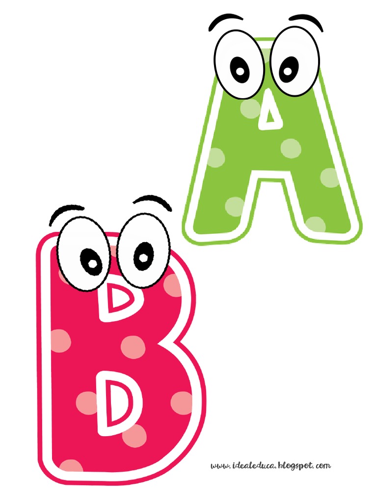 Letra Con Ojitos Material Preescolar | PDF