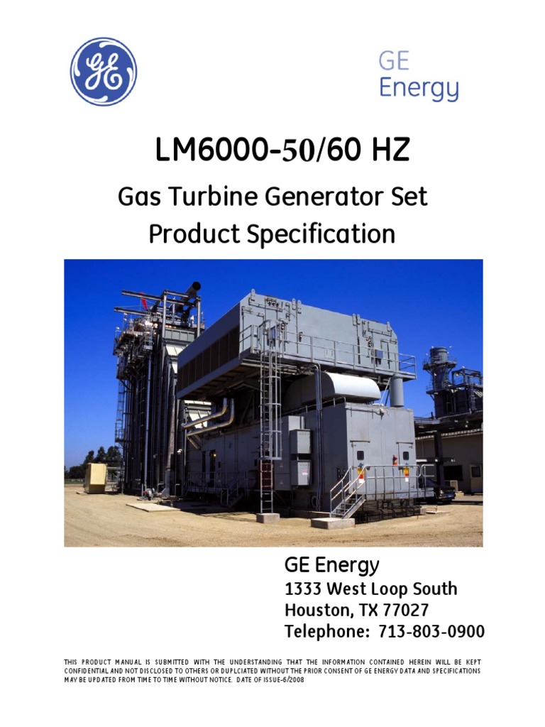 GE -Turbine.pdf | Gas Turbine | Hvac