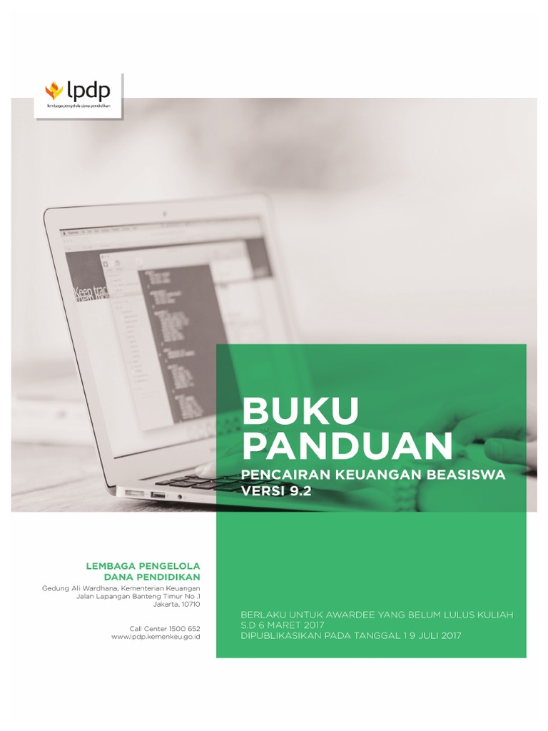 Buku Panduan Pencairan Beasiswa LPDP | PDF