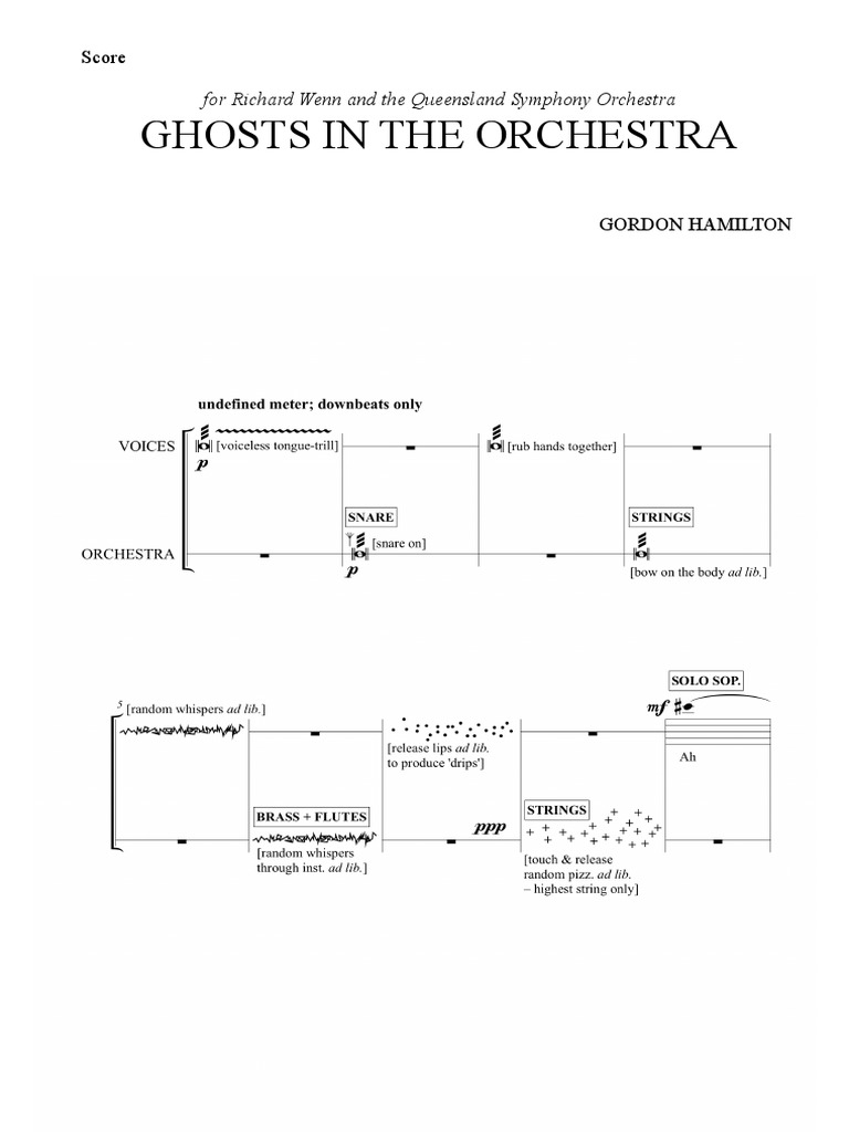 Ghosts in The Orchestra | PDF