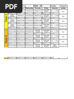 LIIFT4 Workout Calendar | PDF | Arm | Sports