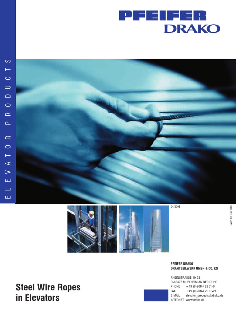 Steel Wire Ropes in Elevators | PDF | Rope | Wire