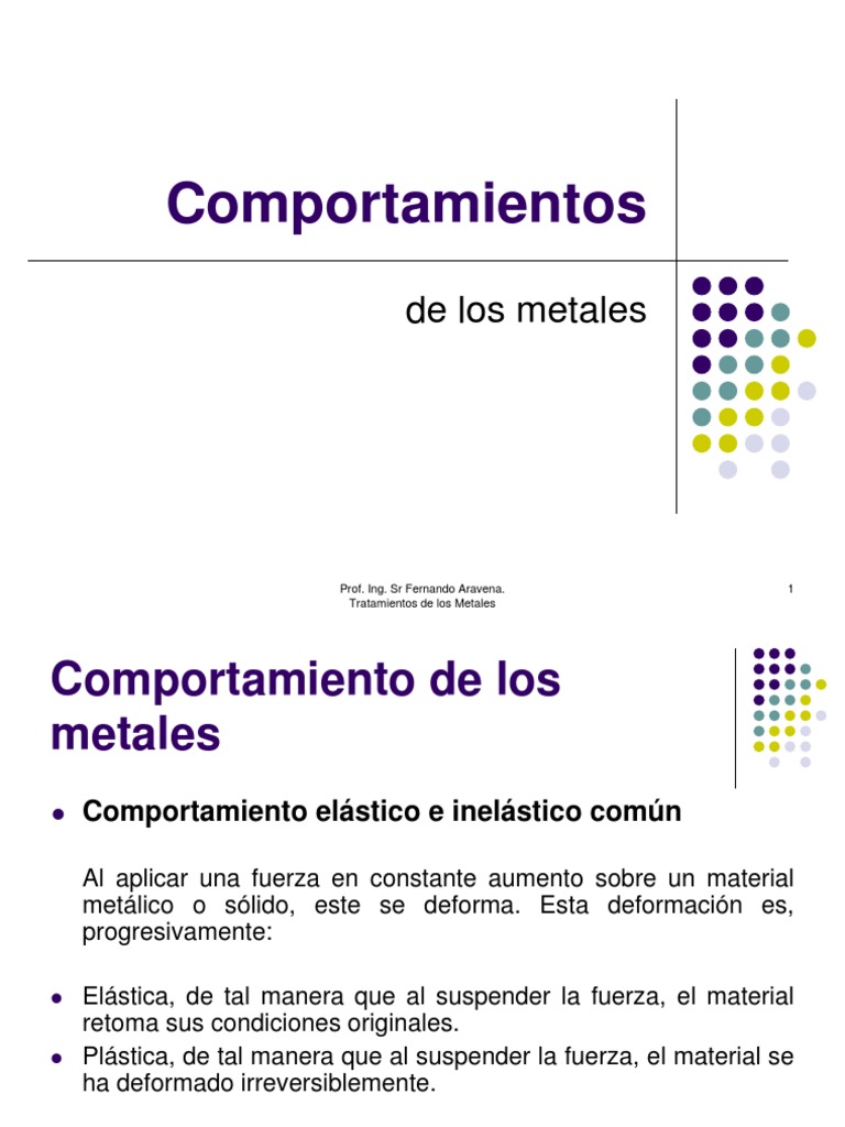Comportamiento y Tratamientos de Metales | PDF | Superconductividad | Redox