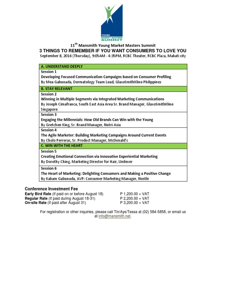 YMMS 2016 Program | PDF