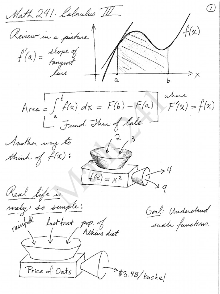 Calculus 3 Lecture 1 | PDF
