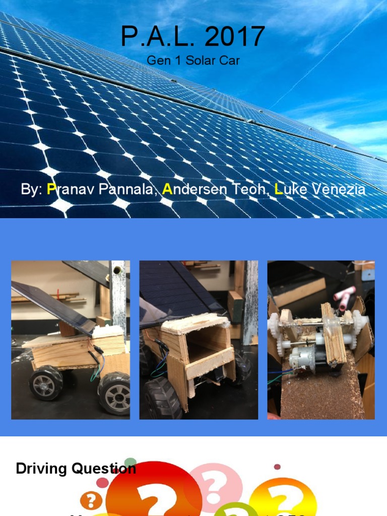 Stem Alternative Energy Car | PDF