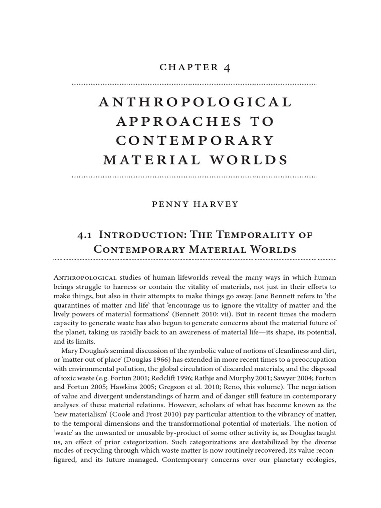Harvey Penny - Chapter 4 Anthropological Approaches To Contemporary ...