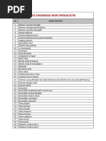 Daftar Kode ICD-10 untuk Diagnosa Medis | PDF