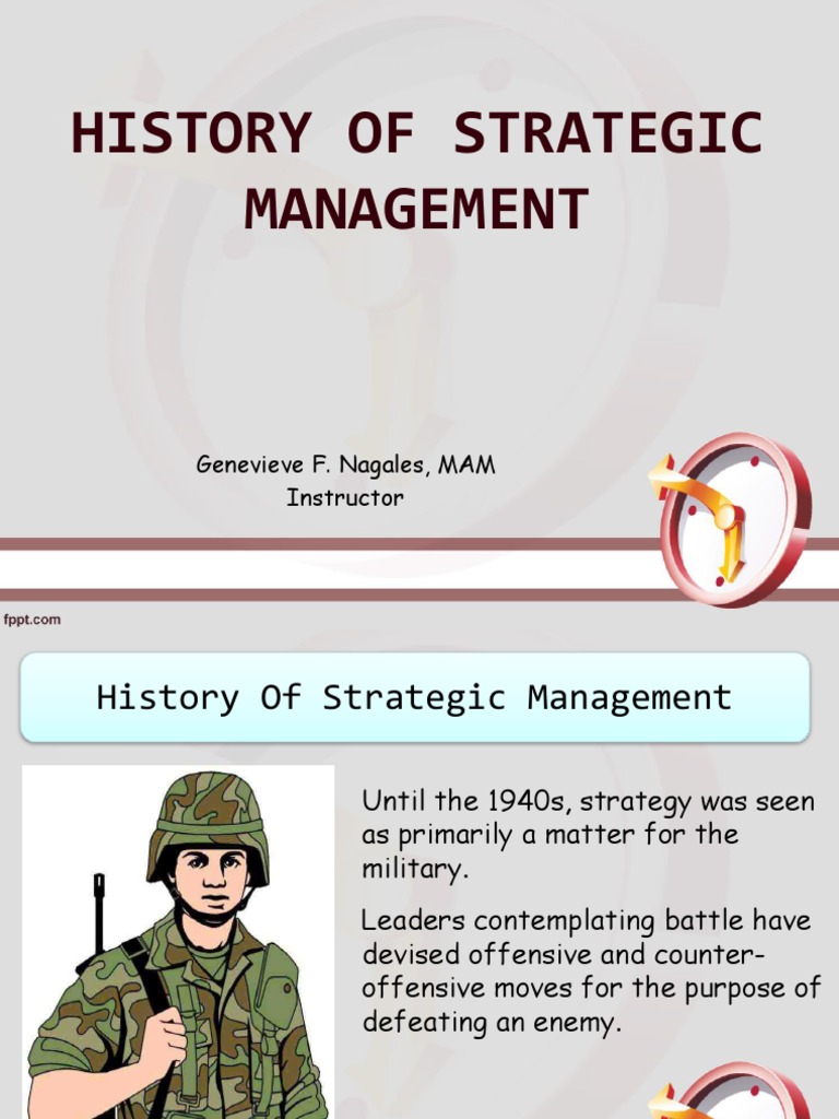History of Strategic Management | PDF | The Art Of War | Sun Tzu