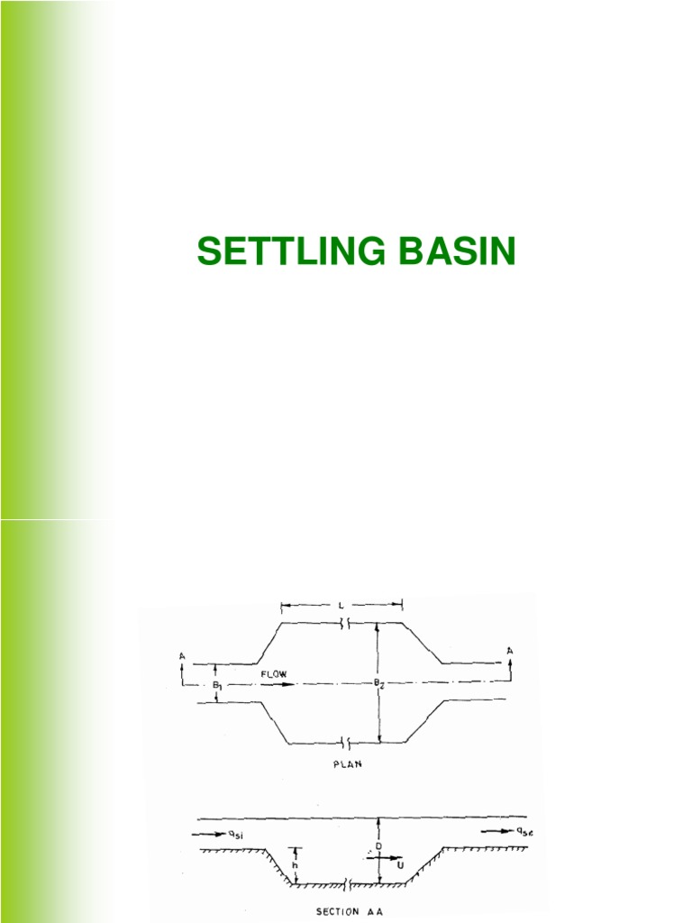 Settlingbasin | PDF | Civil Engineering | Classical Mechanics