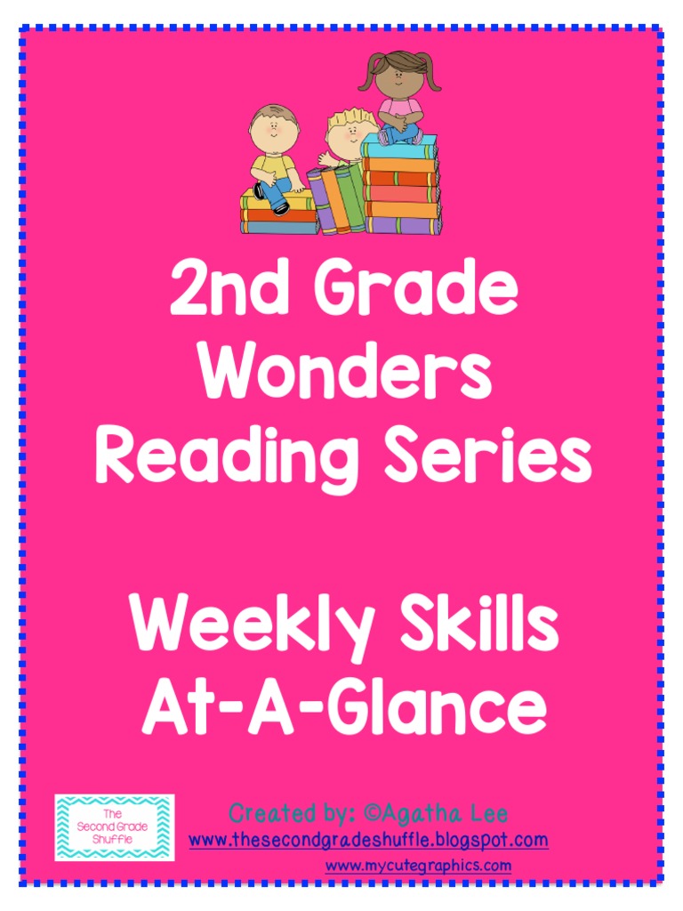 2nd Grade Wonders Reading Series Weekly Skills At-A-Glance: Created By ...
