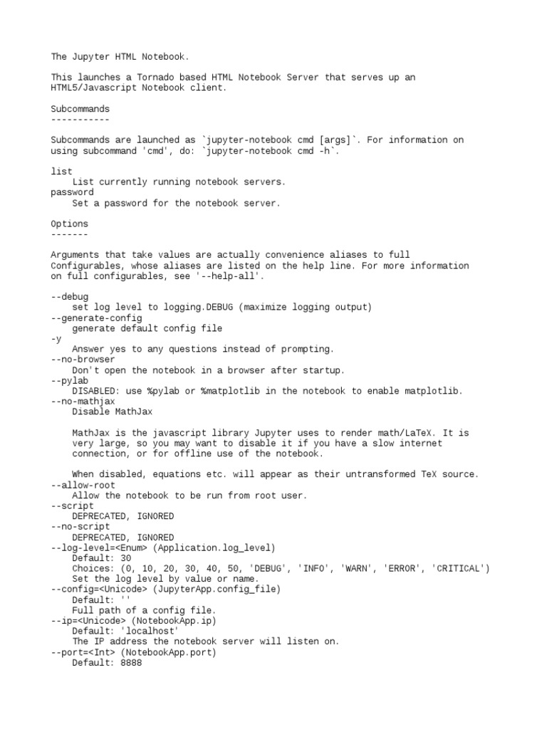 Jupyter Notebook Commands | PDF | Transport Layer Security | Http Cookie