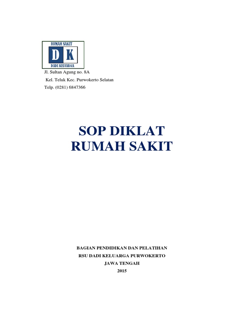 Contoh SOP Diklat | PDF
