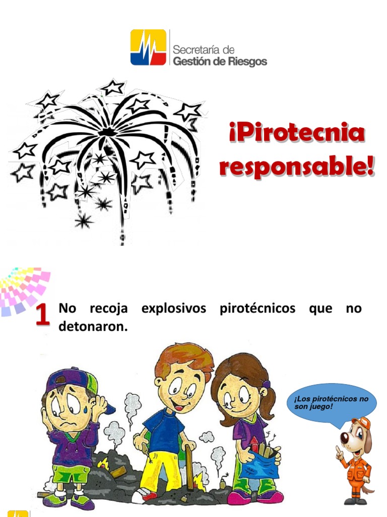 Guía de seguridad para el uso responsable de pirotecnia | PDF