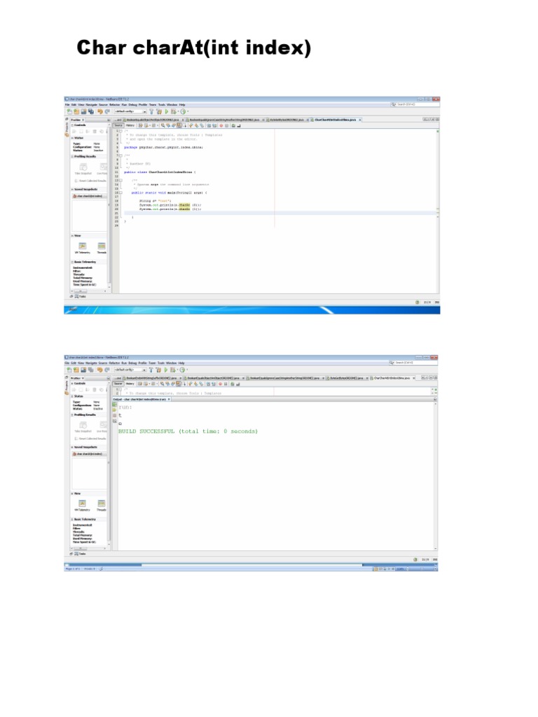Char Charat (Int Index) | PDF