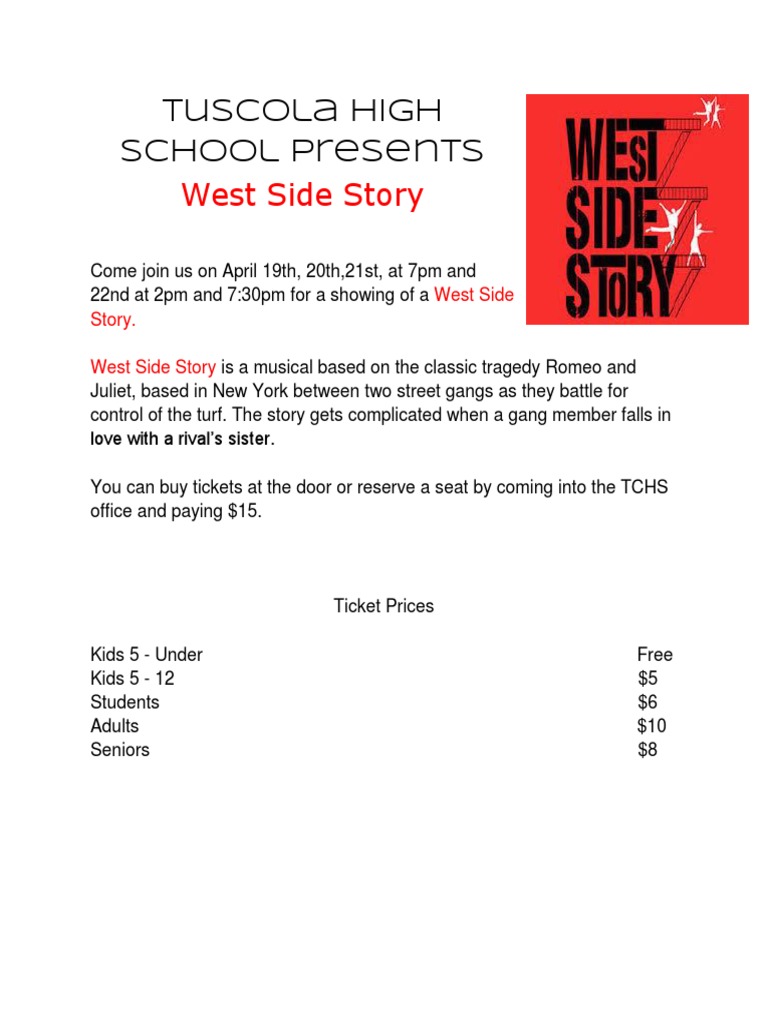 West Side Story Poster | PDF