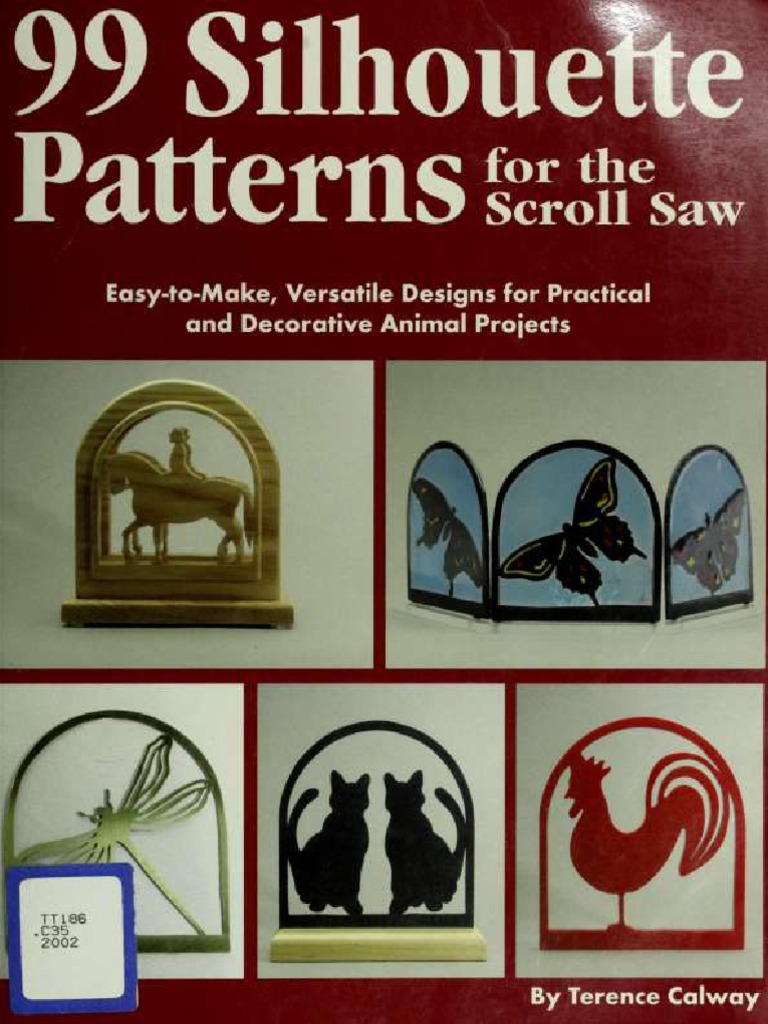 99 Silhouette Patterns For The Scroll Saw | PDF | Industrial Processes ...