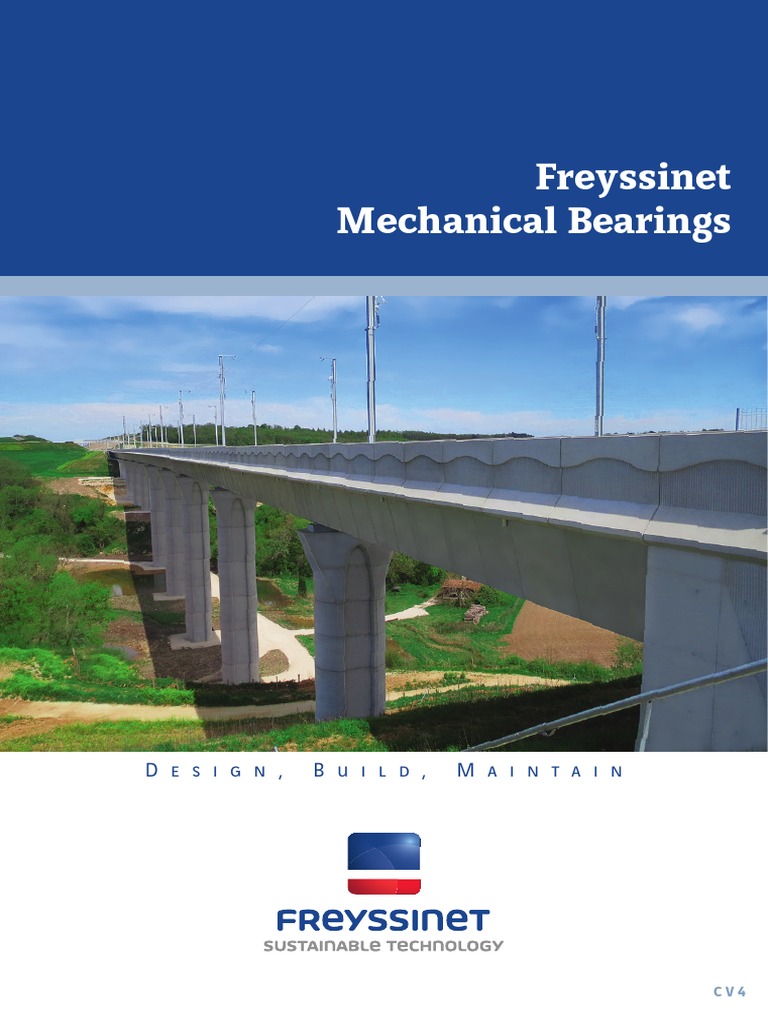 Freyssinet Mechanical Bearings en v01.Pd | PDF | Bearing (Mechanical ...