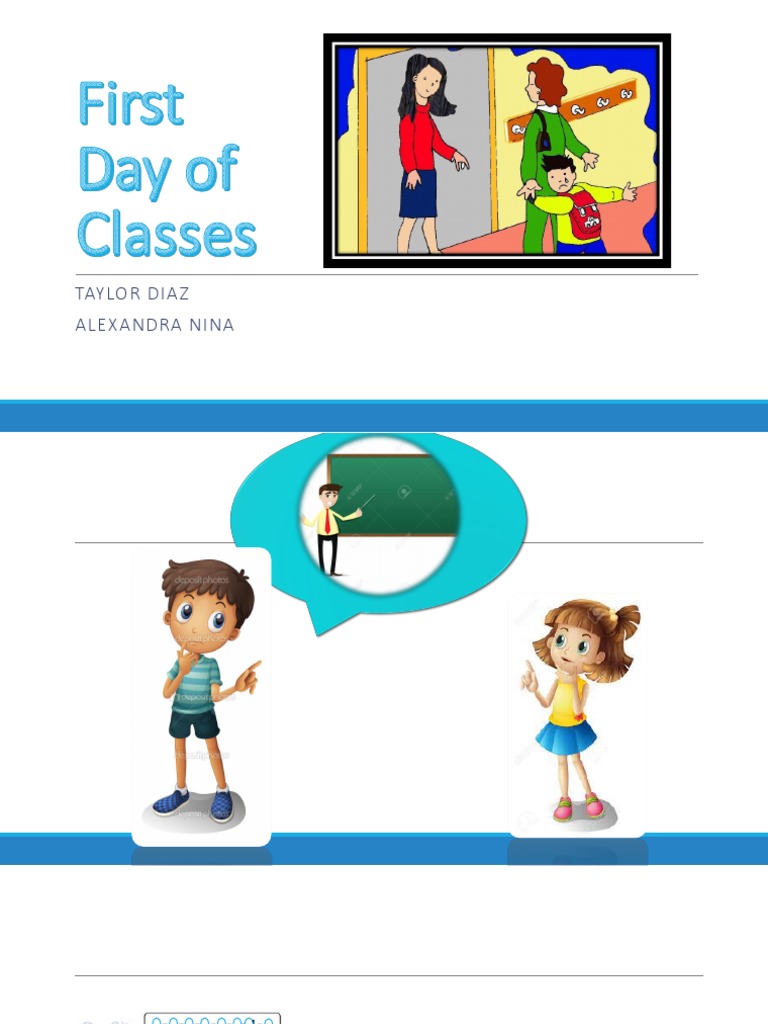 First Day of Classes | PDF