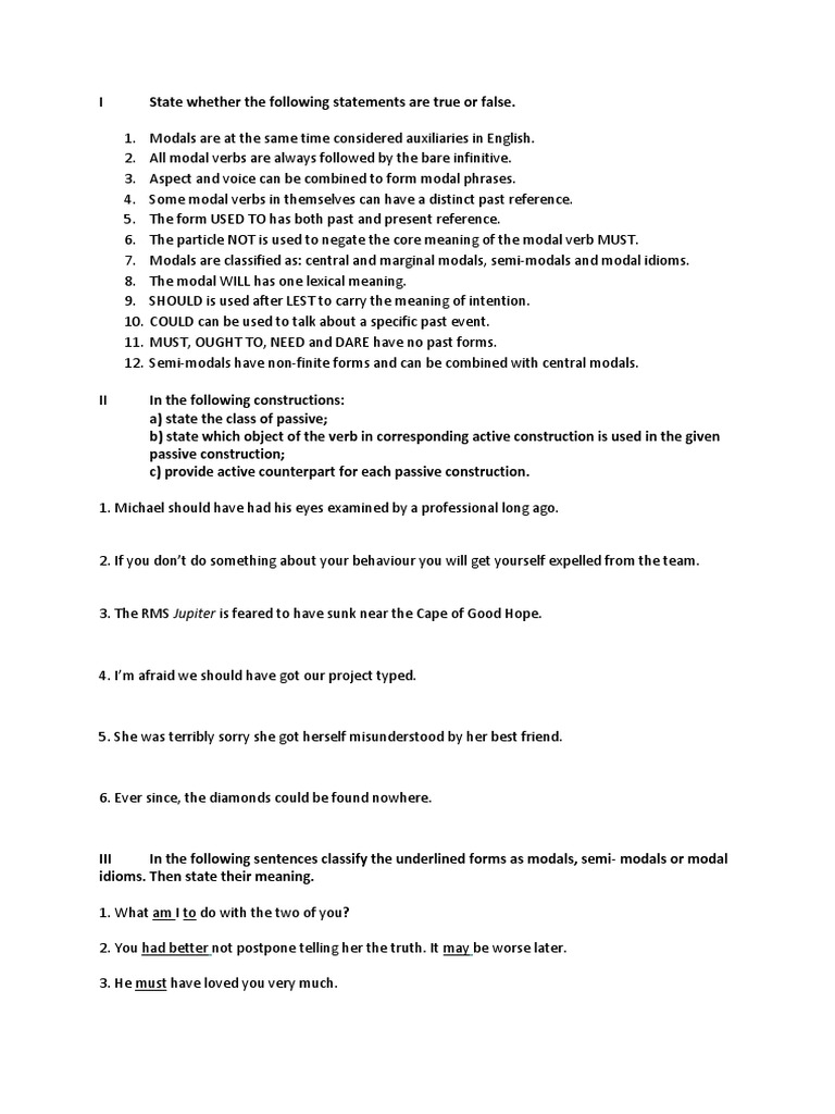 Descriptive Grammar Exercises | PDF | Verb | Linguistic Morphology