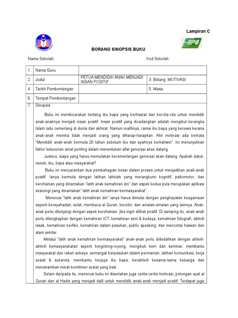 Sinopsis Sekolah LDP | PDF