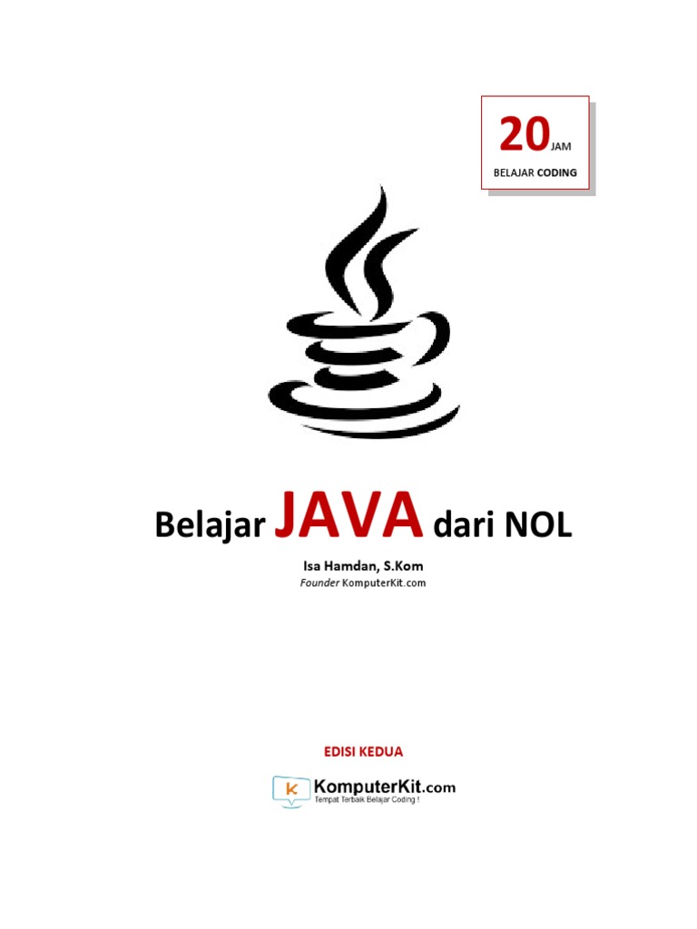 Belajar Java Dari NOL-1 | PDF