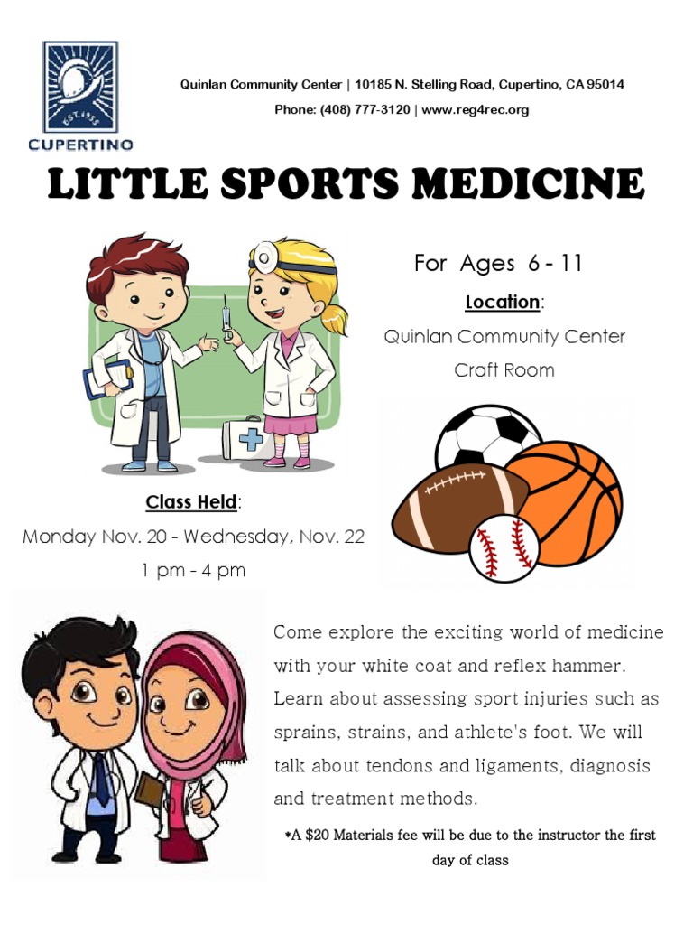 Little Sports Medicine: For Ages 6 - 11 | PDF